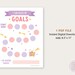 Reaching Goals Rewards Chart Printable Kids Sticker Chart - Etsy