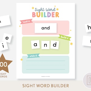 Sight Words Learning Bundle | Activity Pack Printable | Bingo Game ...