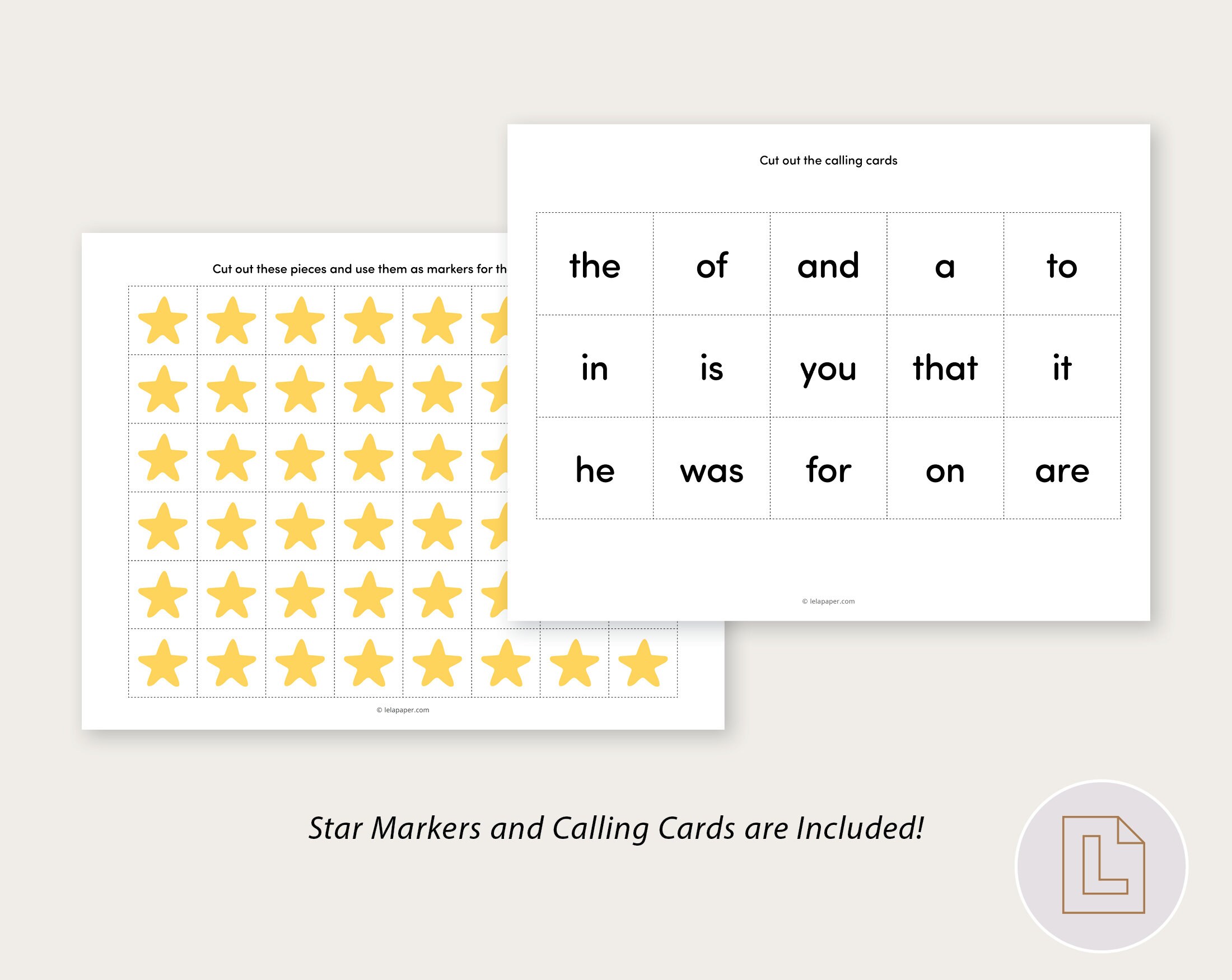 Sight Words Bingo Printable Game Fry's First 25 Sight - Etsy
