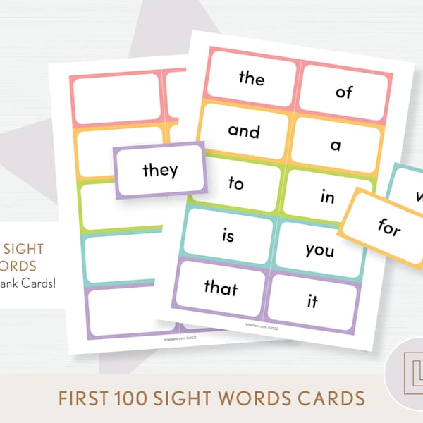 Sight Words - Etsy
