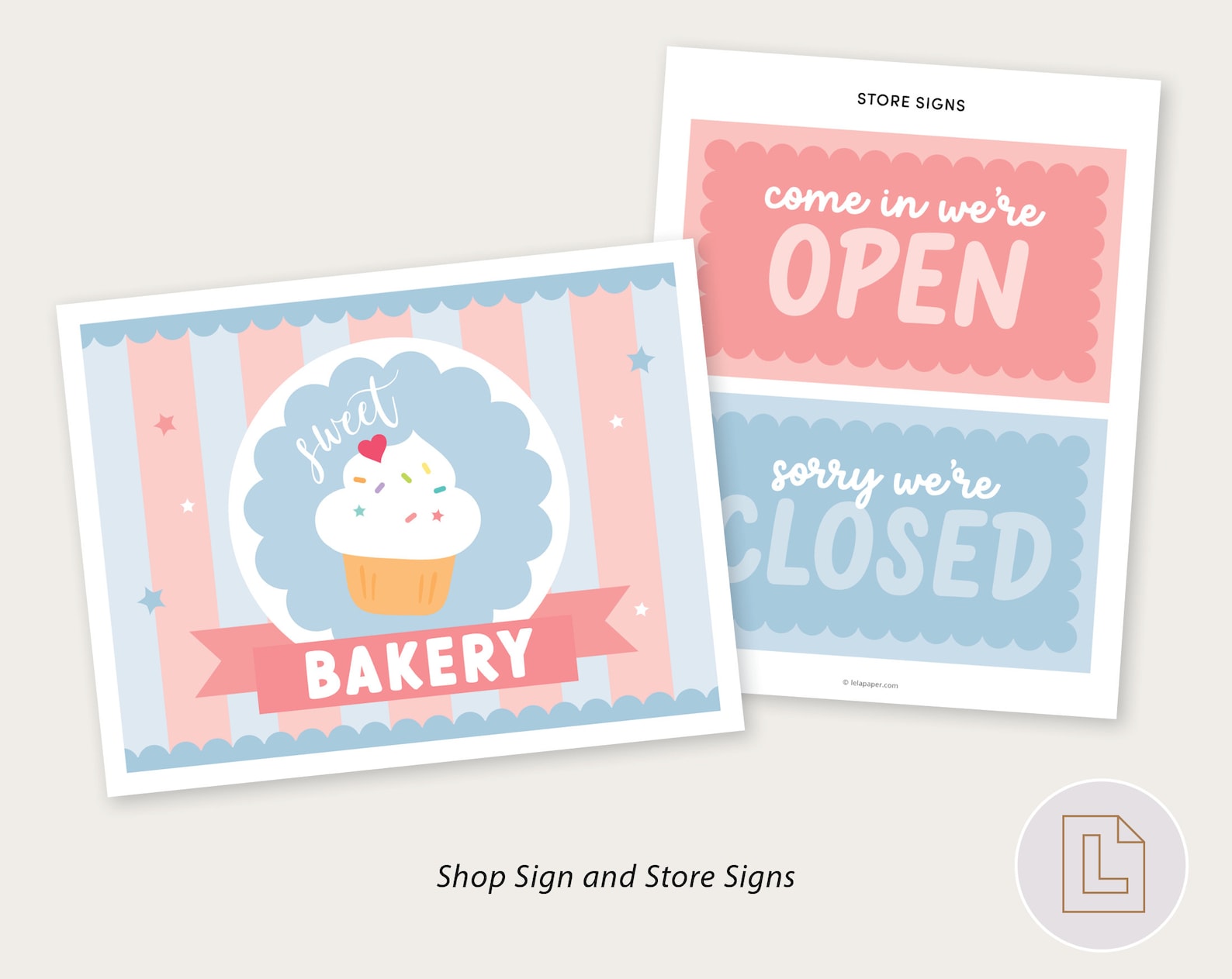 Sweet Bakery Dramatic Play Printable Baker Pretend Play Cupcake Dessert ...