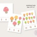 Mushroom Count and Clip Nature Cards | Counting 1-20 Number Flashcards ...