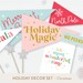 Christmas Holiday Banners, Pennant Flags, Prints, and Gift Tags ...