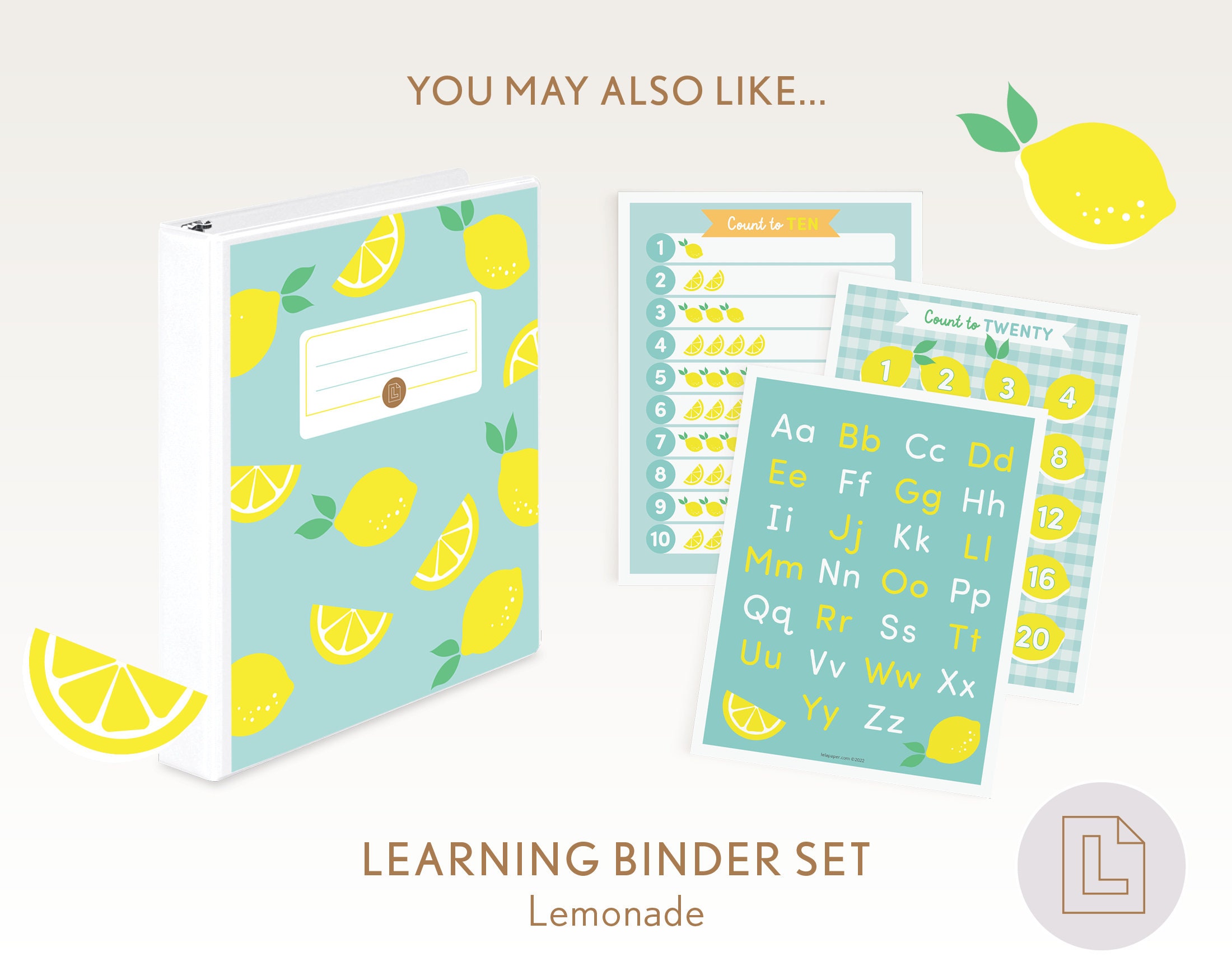 Counting Numbers Learning Printable 10, 20, 100, Learning Binder ...