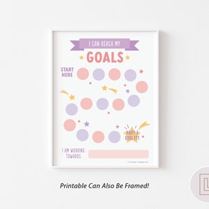 Reaching Goals Rewards Chart Printable | Kids Sticker Chart | I Can ...