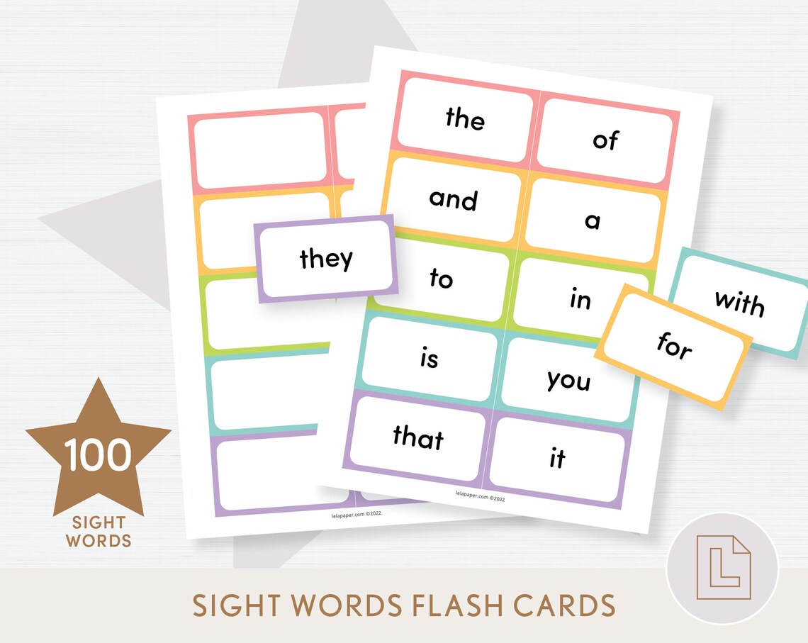 Sight Words Learning Bundle Activity Pack Printable Bingo - Etsy
