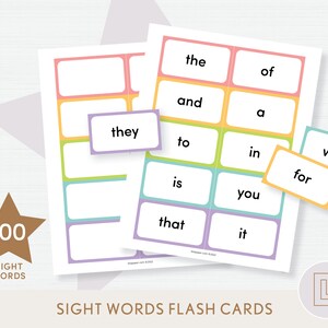 Sight Words Learning Bundle | Activity Pack Printable | Bingo Game ...