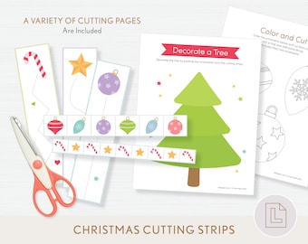 Fall Autumn Cutting Practice Strips Bundle Cutting Strips Preschool ...