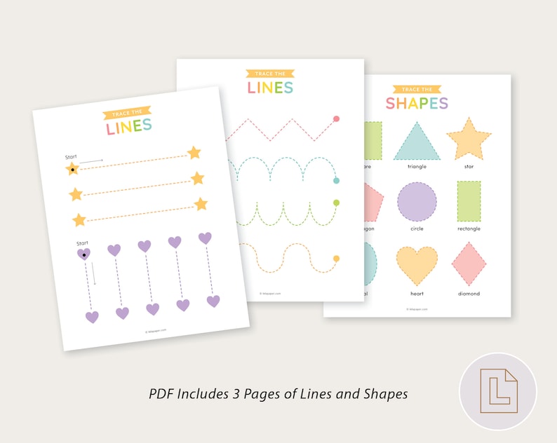 Prewriting Tracing Practice Book | Custom Name Tracing | Pre-writing ...