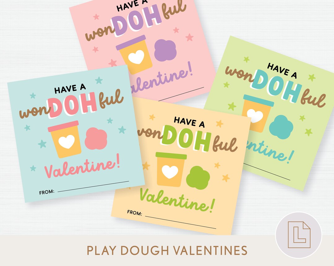 Play Dough Play Doh Valentine, Playdoh Classroom Valentines Cards ...