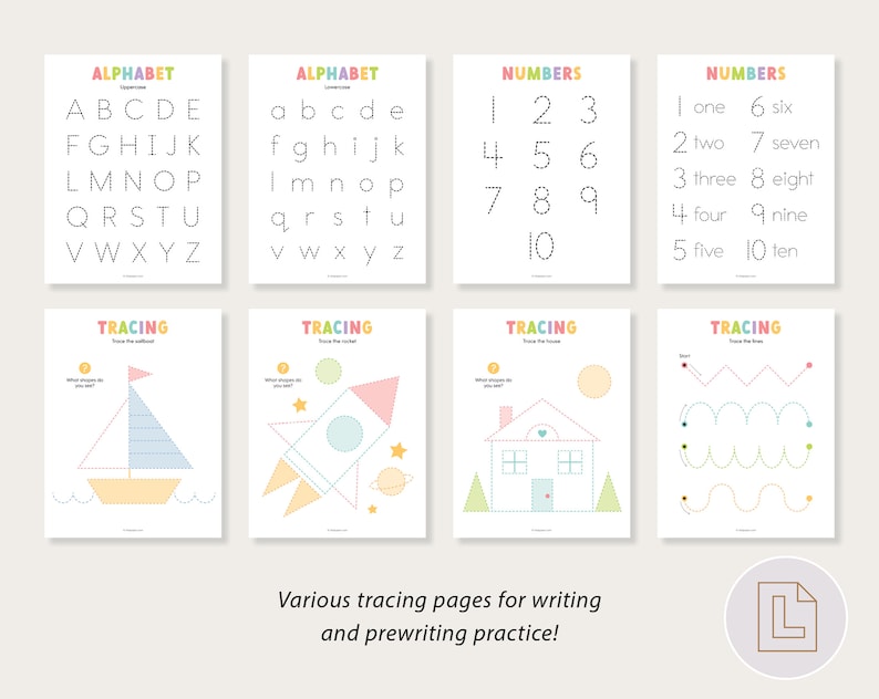 Morning Menu Printable Pack | Homeschool Preschool Menu Bundle ...