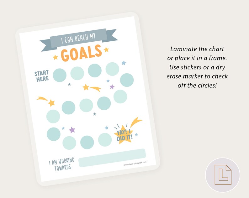 Reward Goal Setting Worksheet Printable Responsibility Behavior Chart ...