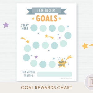 Reward Goal Setting Worksheet Printable | Responsibility Behavior Chart ...