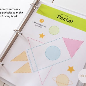 Pre-writing Printable for Preschool Binder | Tracing Practice ...