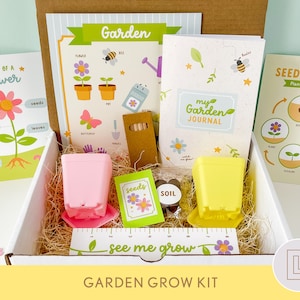 Spring Flower Gardening Activity Kit, Learning Play Set, Easter Gift ...