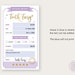 Tooth Fairy Receipt Editable Printable First Lost Tooth - Etsy