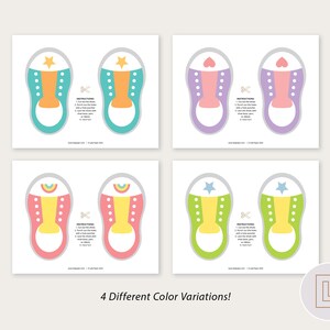 Shoe Lacing Cards Printable, Shoe Tying Practice Activity, Learning to ...