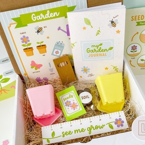 Spring Flower Gardening Activity Kit, Learning Play Set, Easter Gift ...