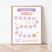 Reaching Goals Rewards Chart Printable Kids Sticker Chart - Etsy