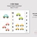 Counting Cars Montessori Clip Cards 1-10 Number Counting Flashcards for ...