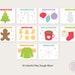Christmas Holiday Winter Play Dough Mats Printable | Playdough Activity ...