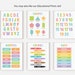 Months of the Year Wall Art Printable | Educational Poster | Rainbow ...
