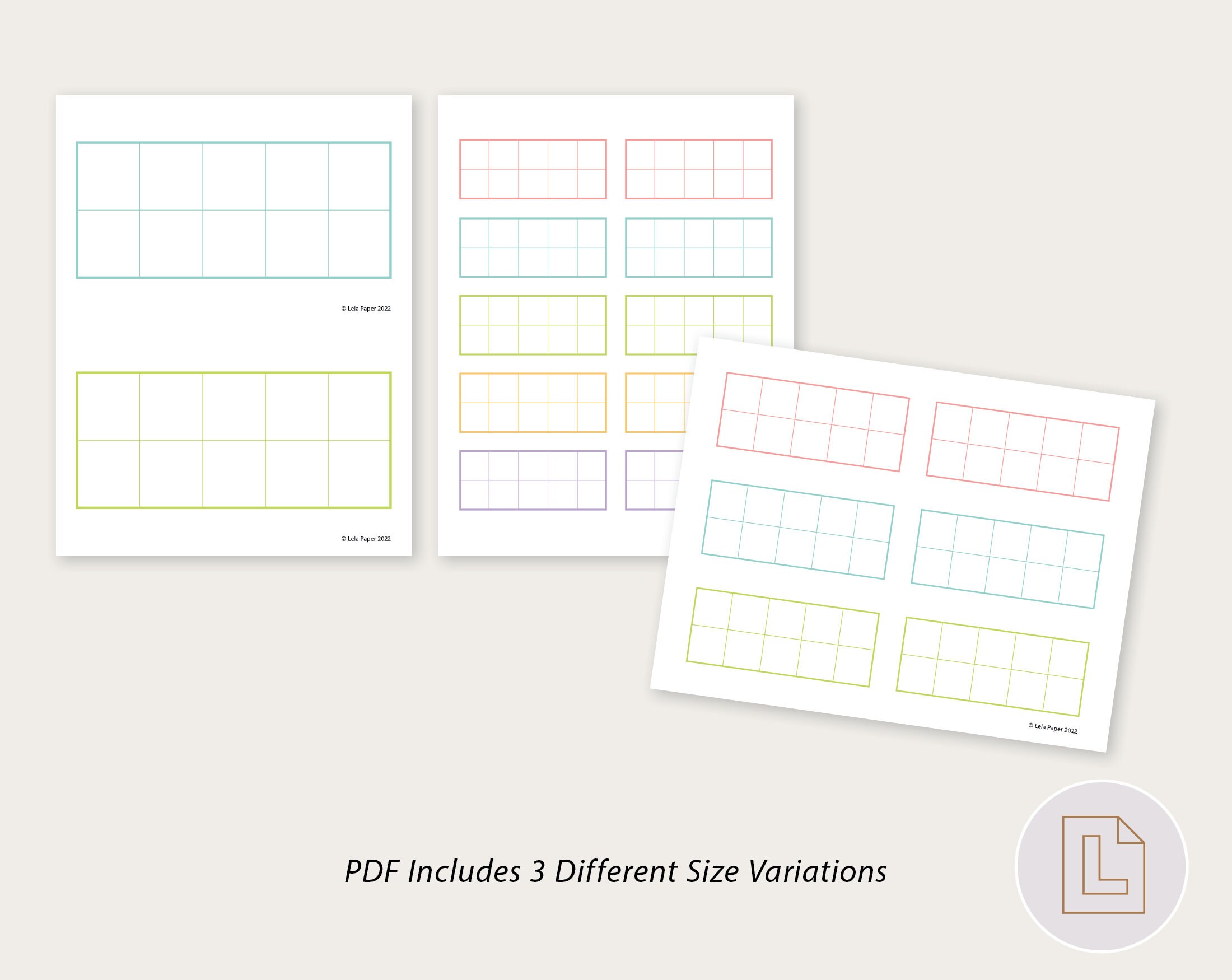 Ten Frames Printable | Double Tens Frame | Counting Ten | Math ...