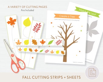 Autumn Scissor Strips Bundle Cutting Strips Preschool - Etsy