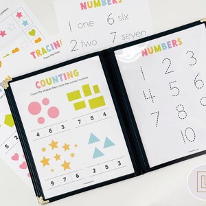 Morning Menu Printable Pack | Homeschool Preschool Menu Bundle ...