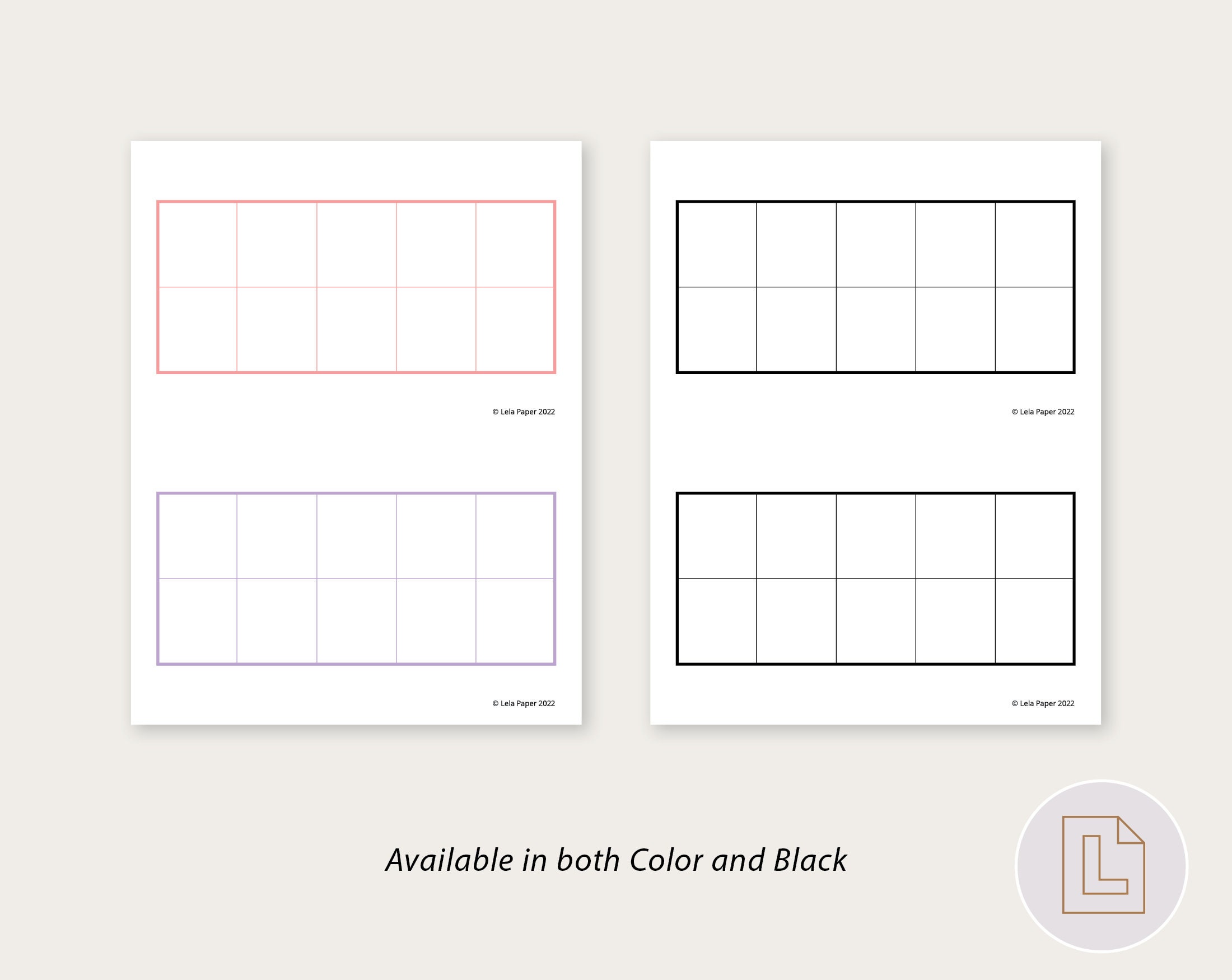 Ten Frames Printable Double Tens Frame Counting Ten Math Resources Math ...