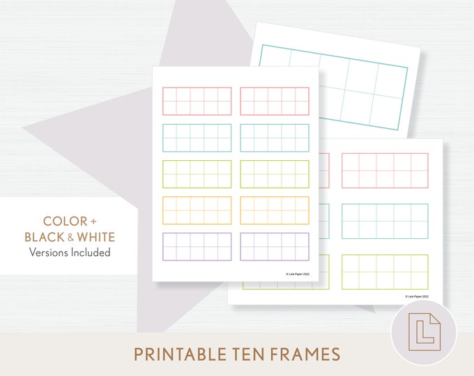 Double Tens Frame, Tens Frame, Math Resources, Math Manipulatives ...