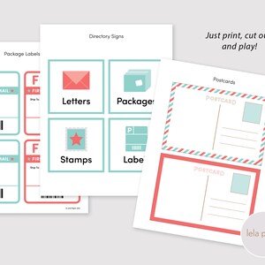 Post Office Play Bundle | Dramatic Play Printable | Preschool Toddler ...