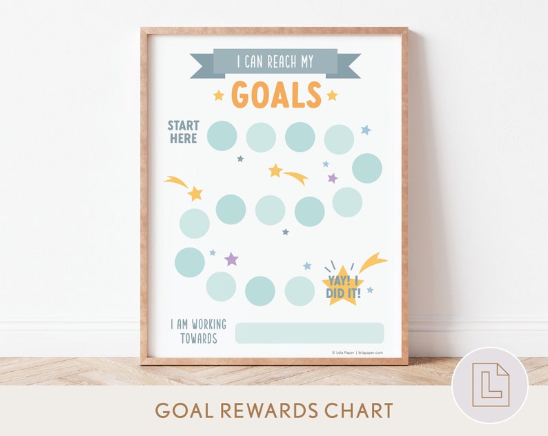Reward Goal Setting Worksheet Printable Responsibility Behavior Chart ...
