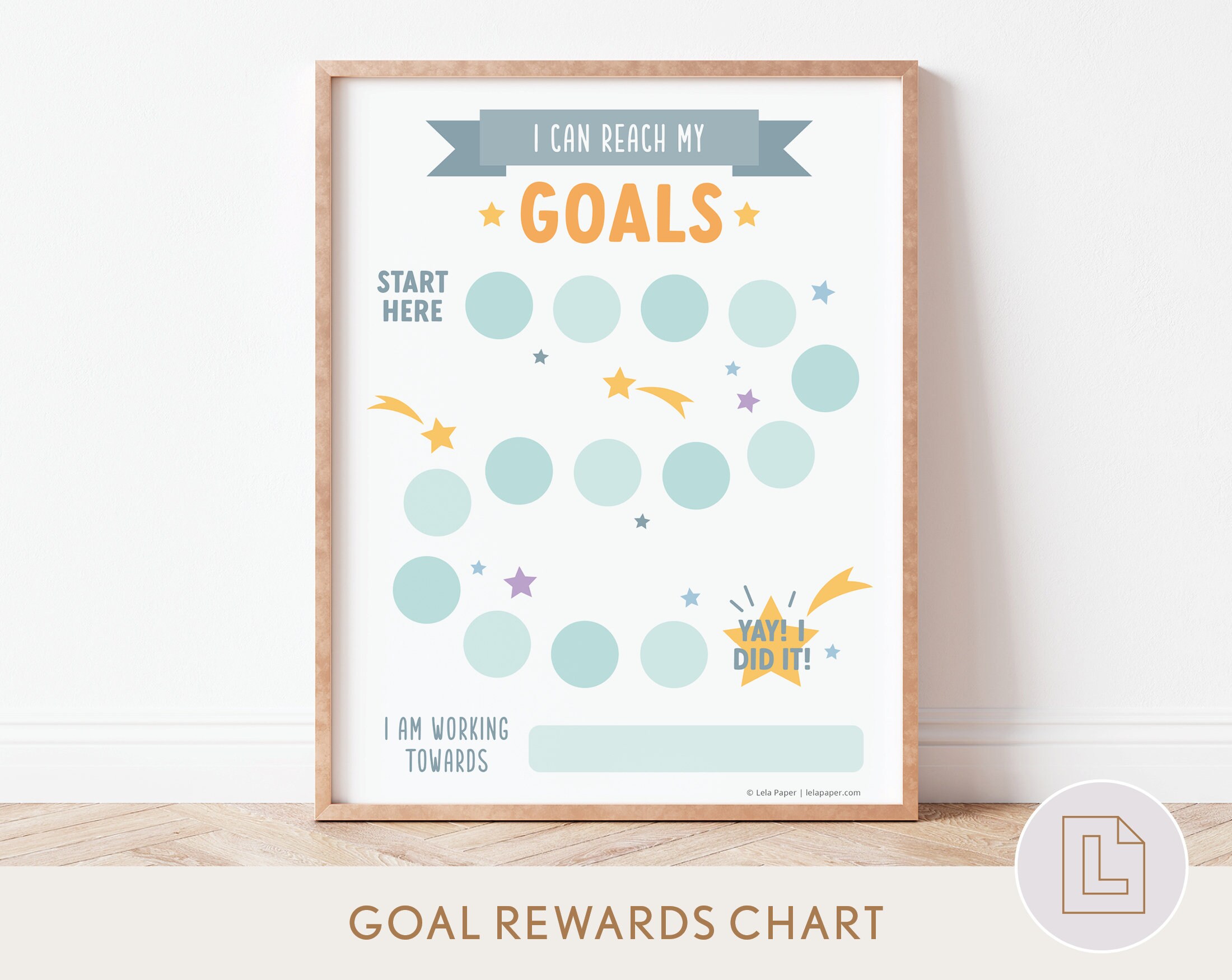 Reward Goal Setting Worksheet Printable Responsibility Behavior Chart ...