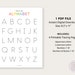 Alphabet Number Tracing Sheets | Letter Number Writing Practice Pages ...