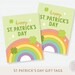 St. Patrick's Day Kids Gift Tags | Classroom School Rainbow Shamrock ...