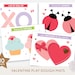 Valentine's Day Play Dough Mats Printable | Playdough Activity | Hearts ...
