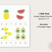 Fruit Count and Clip Cards | Counting 1-20 Number Flashcards ...