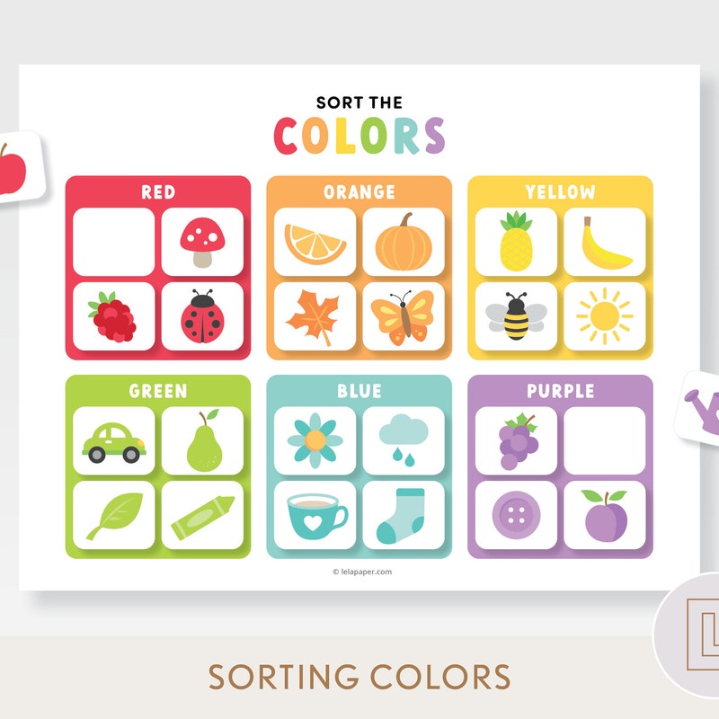 Color Sorting - Etsy