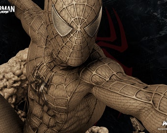 Spider Man Sculpture - Etsy