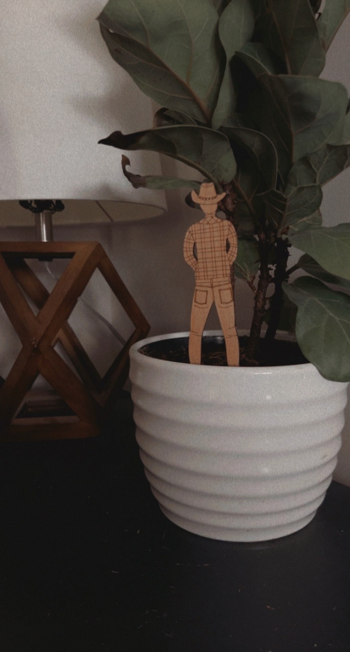 Cowboy Plant Stake - Etsy