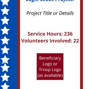 Patriotic Eagle Scout Program (digital Download Printable ...