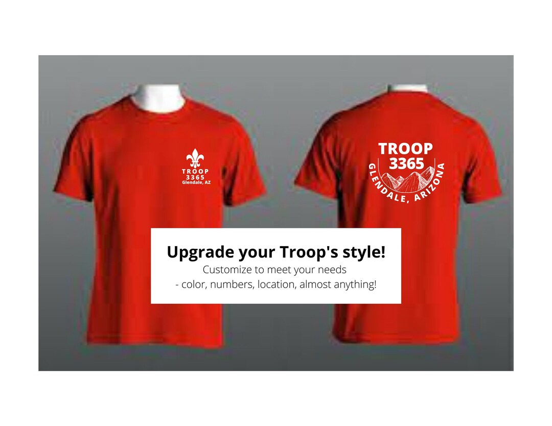 Custom Pack / Troop / Crew Activity Shirts!!! Let Your Unit Express ...