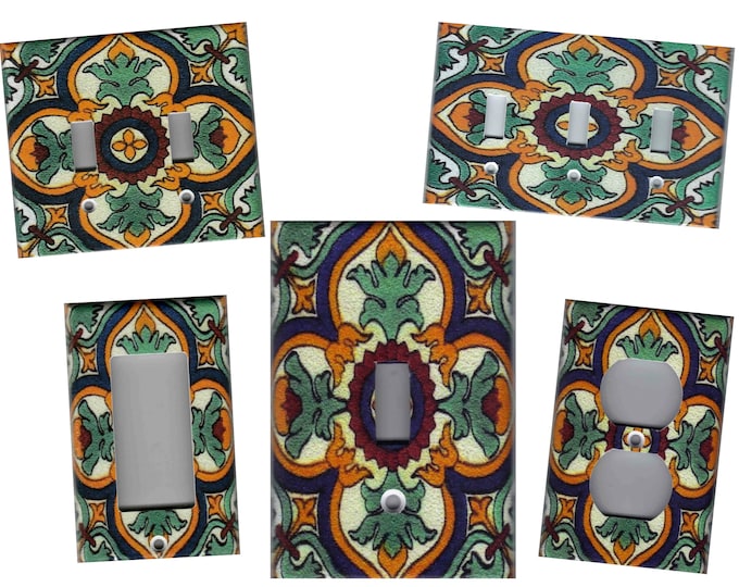 MEXICAN TALAVERA TILE Image Home Decor Light Switch Plates and Outlets ...