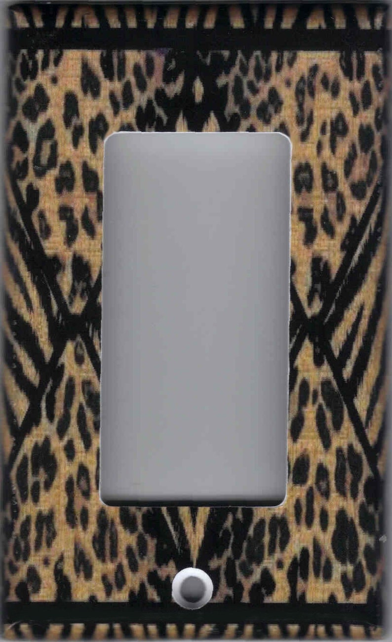LEOPARD AND TIGER Print Light Switch Plates and Outlets Home Decor - Etsy