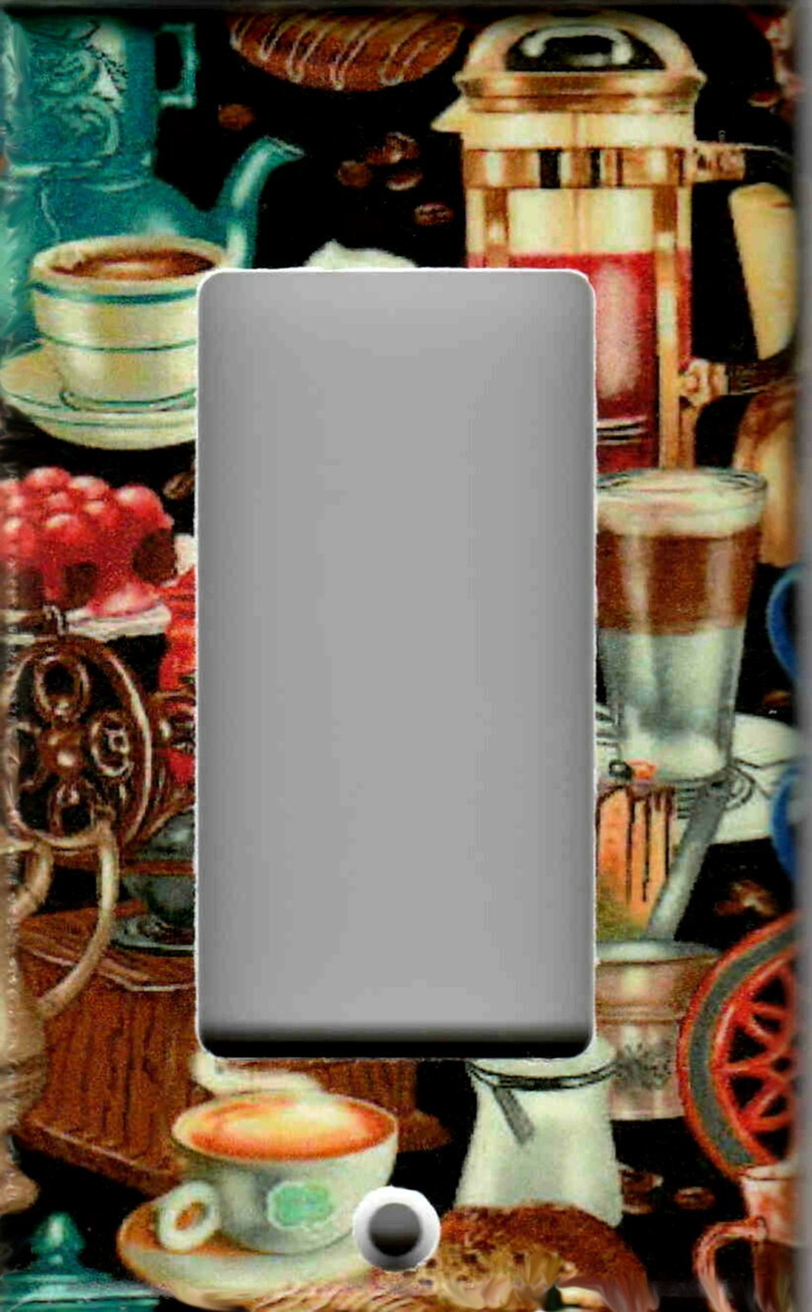 COFFEE ESPRESSO LATTE Kitchen Home Wall Decor Light Switch Plates and ...