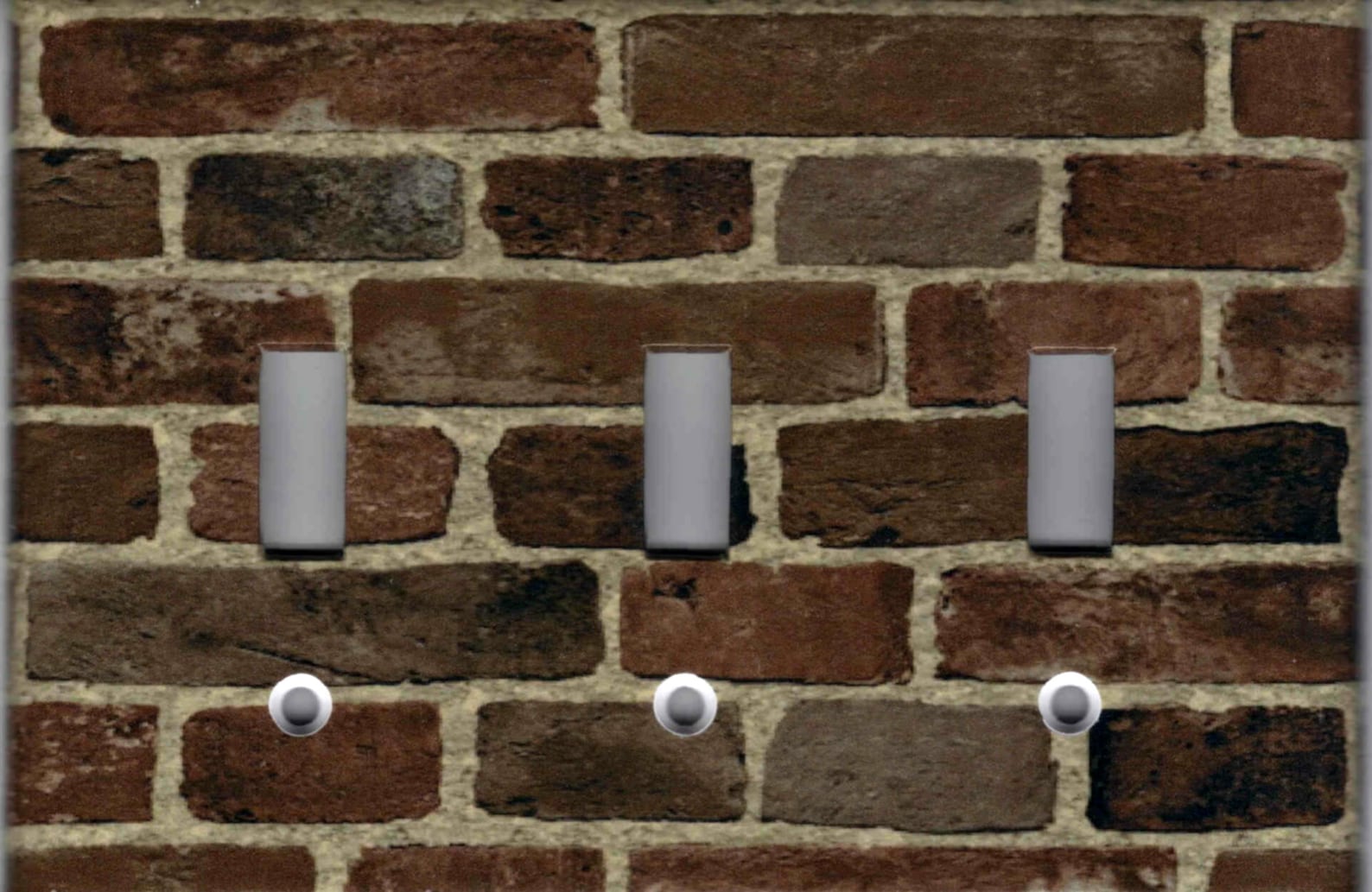 BROWN BRICKS Image Home Decor Light Switch Plates and Outlets - Etsy