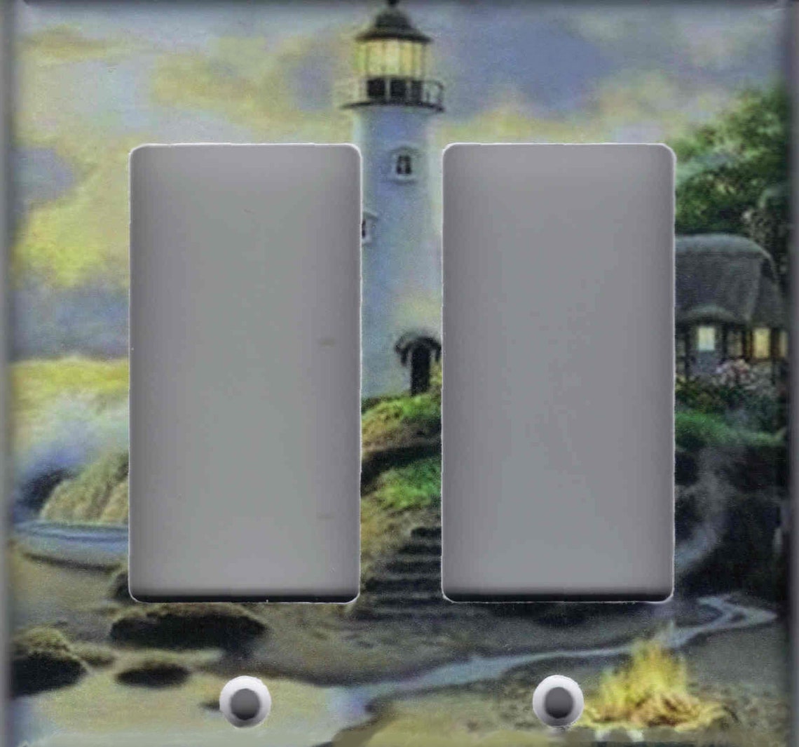 LIGHTHOUSE CABIN NAUTICAL Home Wall Decor Light Switch Plates | Etsy