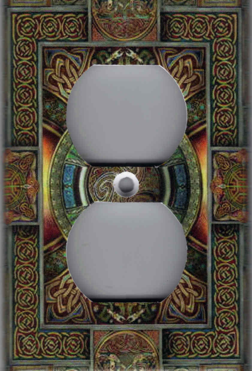CELTIC KNOT MEDALLION Home Wall Decor Light Switch Plates and Outlets ...