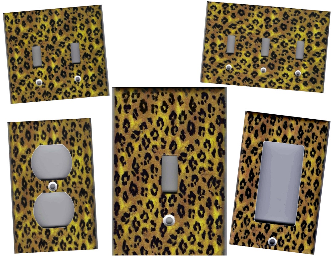 LEOPARD PRINT ANIMAL Home Decor Light Switch Plates and Outlets - Etsy